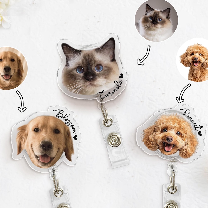 Cat Lanyard With Badge - Etsy