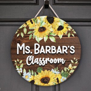 Teacher Door Hanger, Classroom Door Sign, Classroom Decor, Teacher Door ...