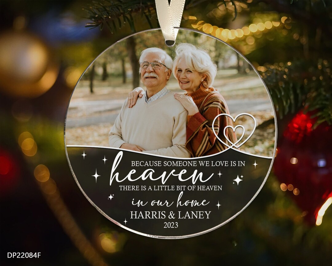 Custom Memorial Christmas Ornament Custom Photo Ornament - Etsy