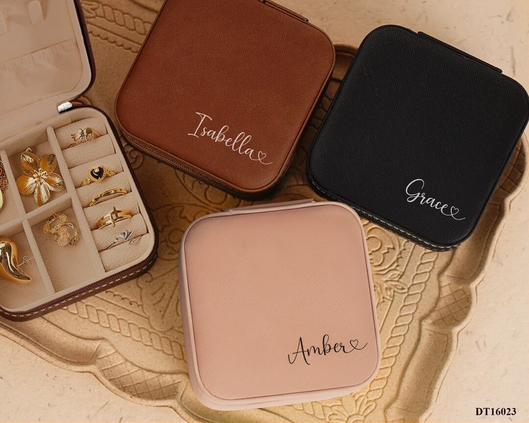 Personalized Name Jewelry Box for Bridesmaids, Mother's Day Gifts ...