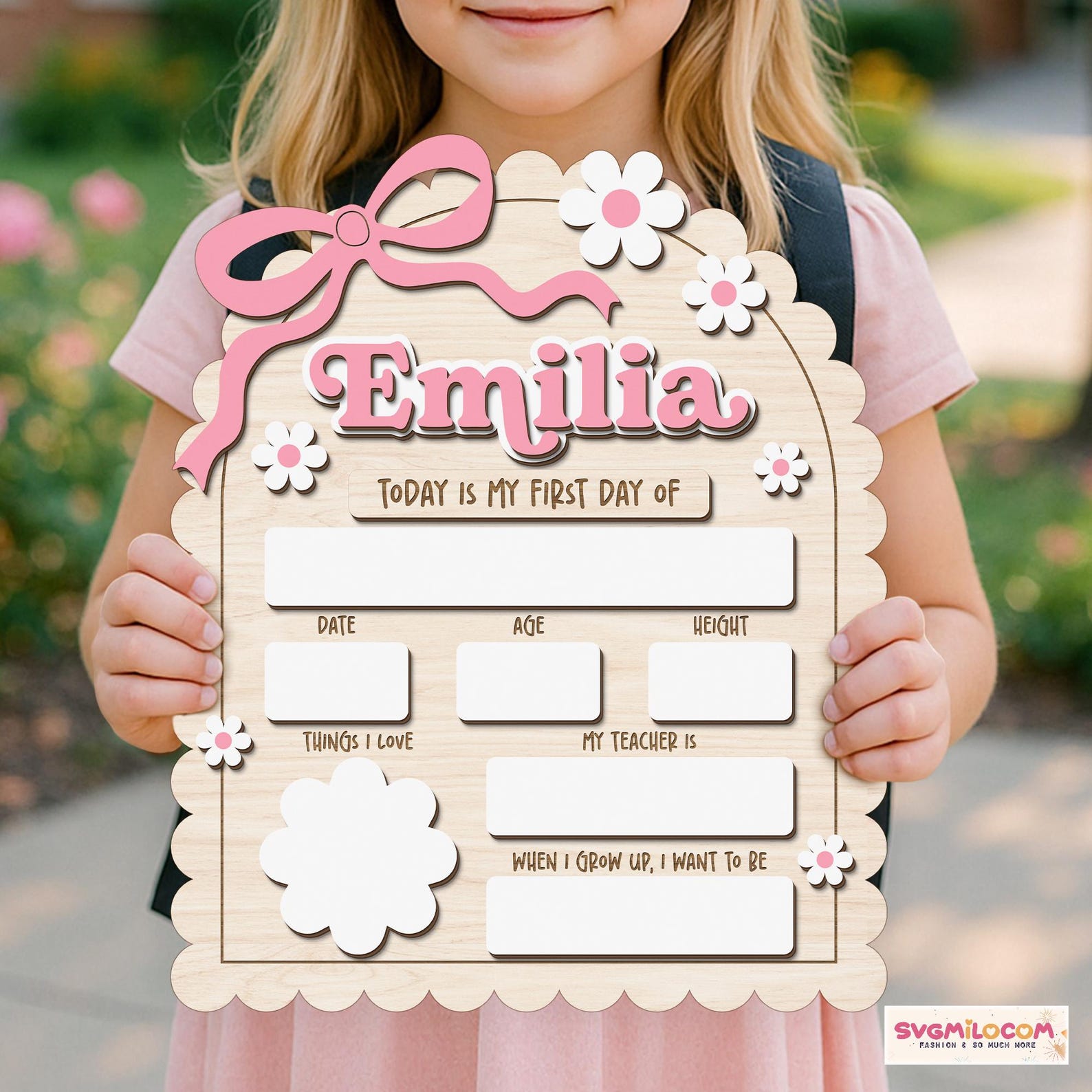 Custom First Day School Sign, Back to School Sign, Kindergarten First ...