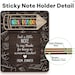 Teacher Sticky Note Holder, Teacher Appreciation Gifts, Personalized ...
