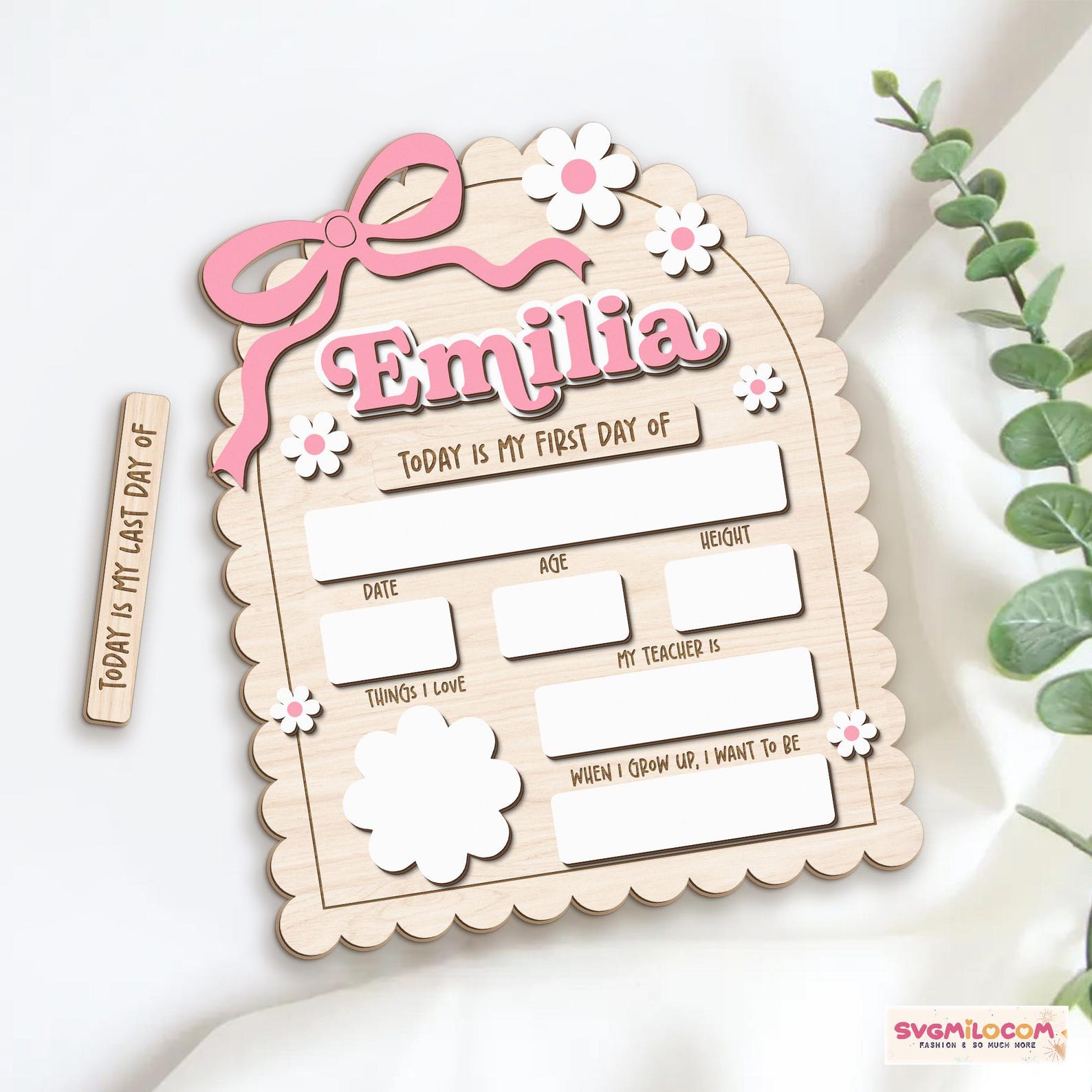 Custom First Day School Sign, Back to School Sign, Kindergarten First ...