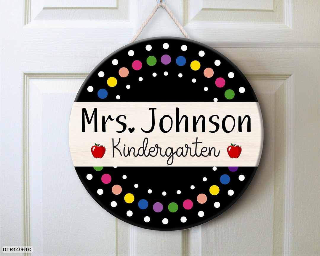 Teacher Door Sign, Teacher Door Hanger, Classroom Door Sign, Classroom ...