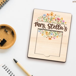 Sticky Note Holder, Teacher Appreciation Gifts, Retro Teacher Sticky ...