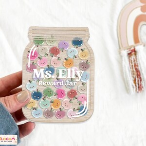 Personalized Reward Jar Classroom Decor, Custom Reward Jar With Tokens ...