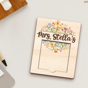 Sticky Note Holder, Teacher Appreciation Gifts, Retro Teacher Sticky ...