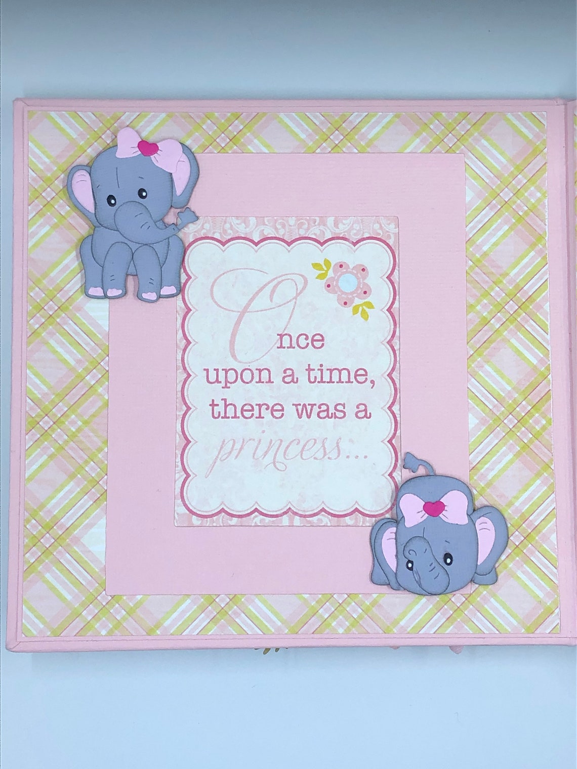 Elephant Die Cut, Baby Elephant for Card-making, Scrapbooking, Baby ...