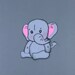 Elephant Die Cut, Baby Elephant for Card-making, Scrapbooking, Baby ...
