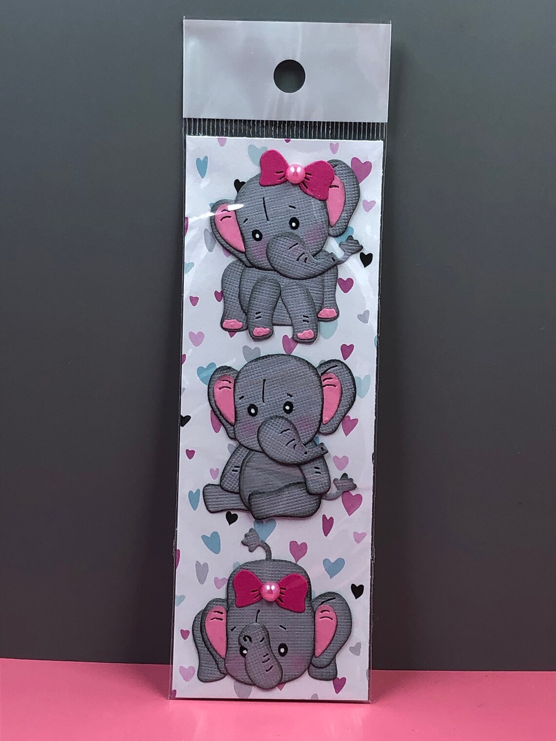 Elephant Die Cut, Baby Elephant for Card-making, Scrapbooking, Baby ...