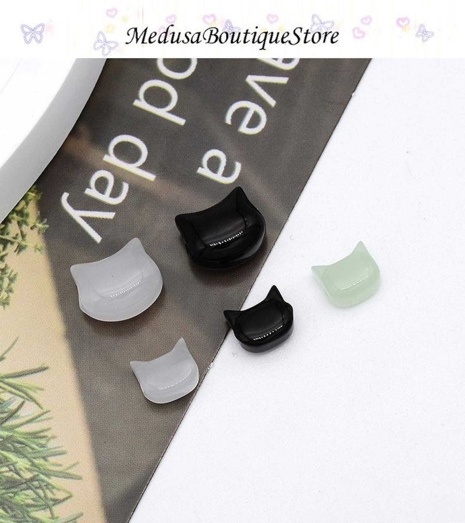 20pcs Cat Bead Glass, Cat Beads for Jewelry Making, Earring Findings - Etsy