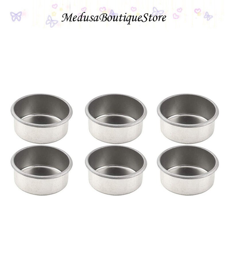 12pcs Iron Tea Light Cups: Candle Making Molds - Etsy
