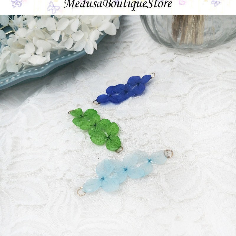 Hydrangea Charms - Etsy