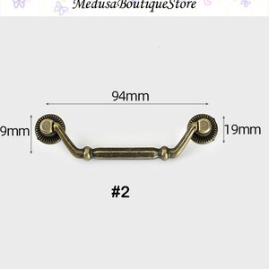 Gold Metal Handles, Gold Bronze Handle for Luggage, Furniture Handle ...