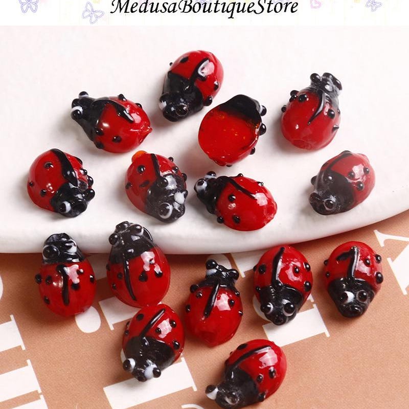 Ladybug Beads - Etsy