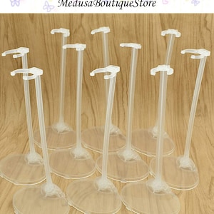 10PCS Doll Stand Display Holder,transparent Doll Stand Support, for 9 ...
