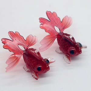 2pcs Gold Fish Charms,resin Goldfish Charms Pendant,puffer Charms, DIY ...