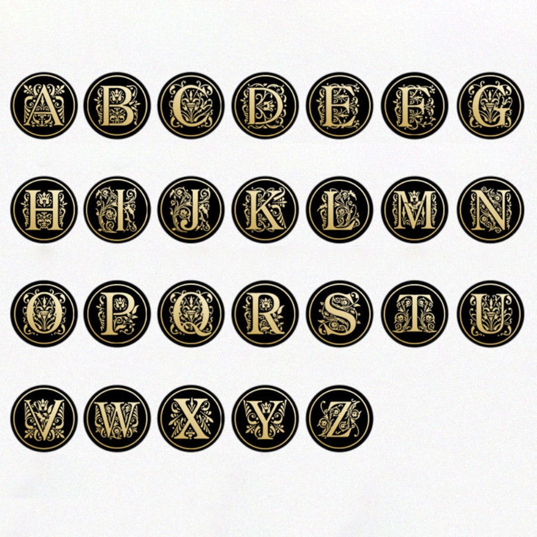 Letter Wax Seal Stamp, Alphabet Sealing Wax Stamp Head, for ...