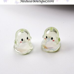20pcs Funny Ghost Beads, Color Ghost Beads Pendant, DIY Bracelet ...