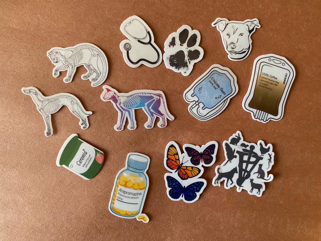 Mini Sticker Bundle | Mini Animal Sticker Pack | Pick Your Own Mini Vet ...