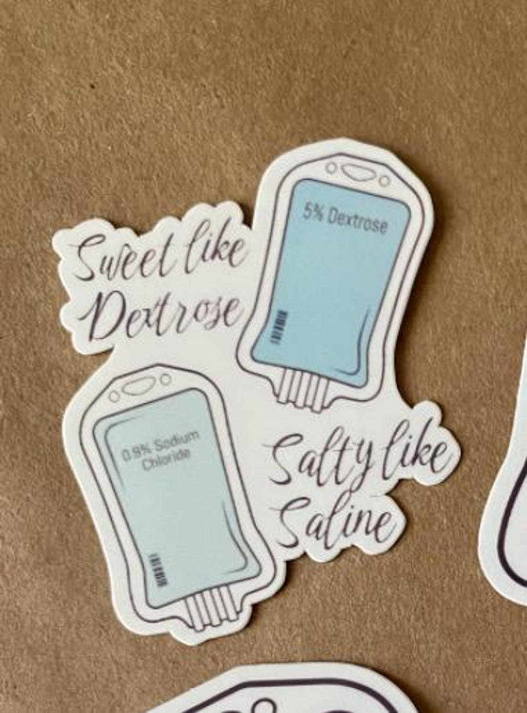 Dextrose and Saine Sticker | Sweet Like Dextrose Sticker | Vet Tech ...