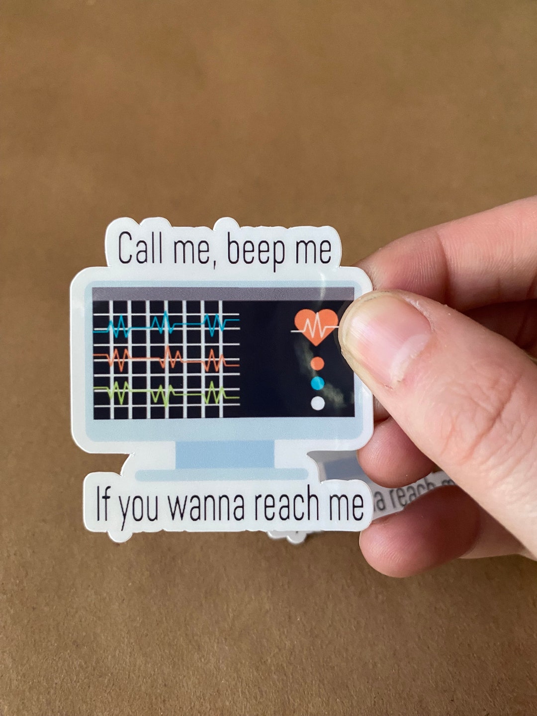 Telemetry Sticker | Nurse Sticker | Vet Tech Sticker | Veterinary ...