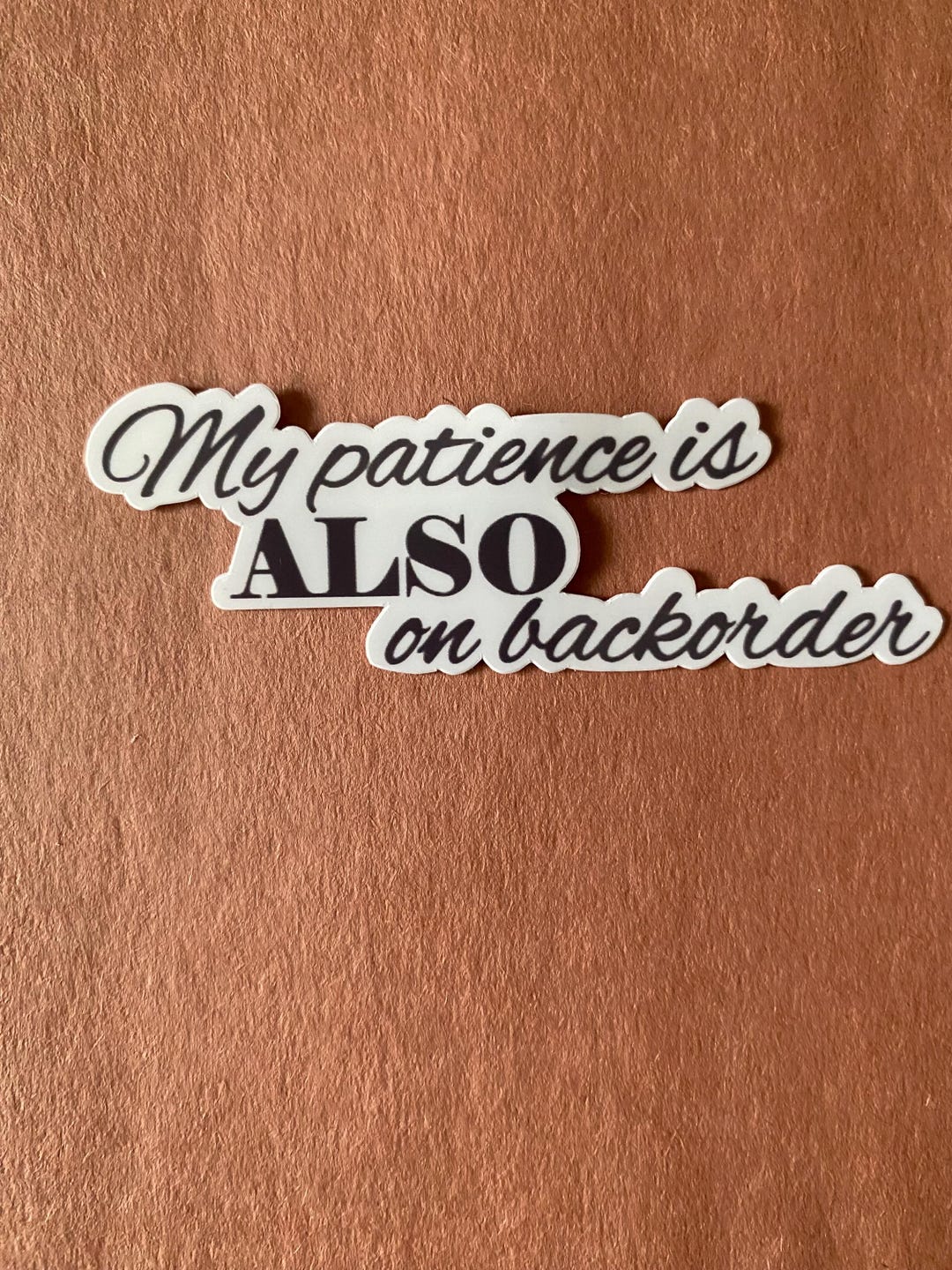 Patience Backorder Sticker | Vet Tech Sticker | Medicine Sticker | Vet ...
