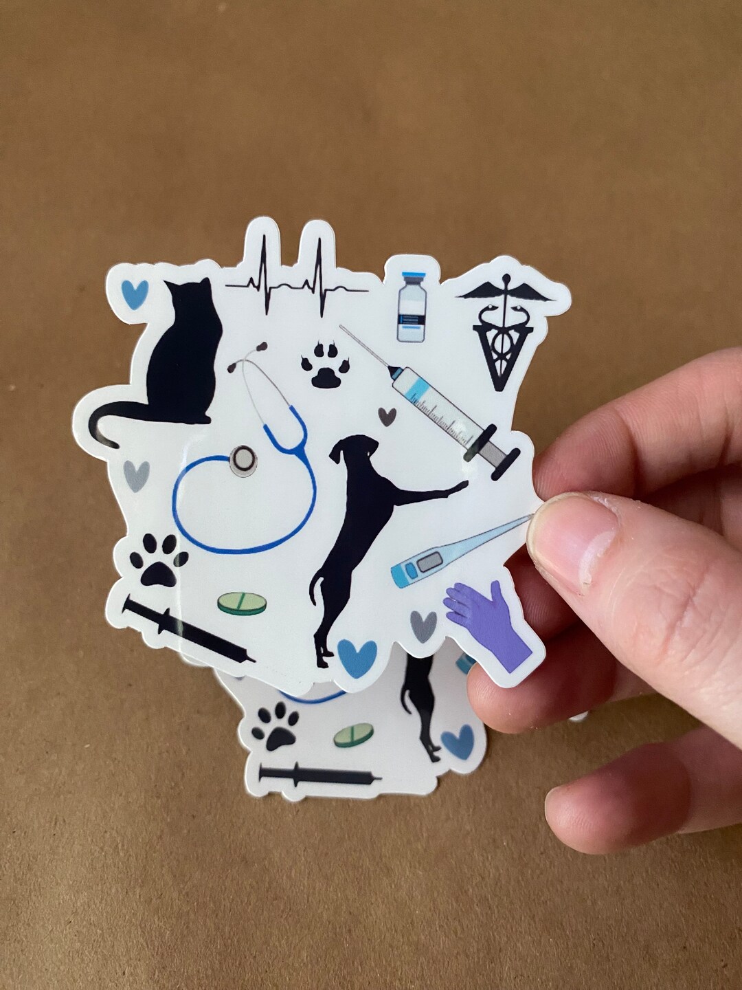 Veterinary Sticker | Vet Tech Collage Sticker | Vet Tech Sticker ...