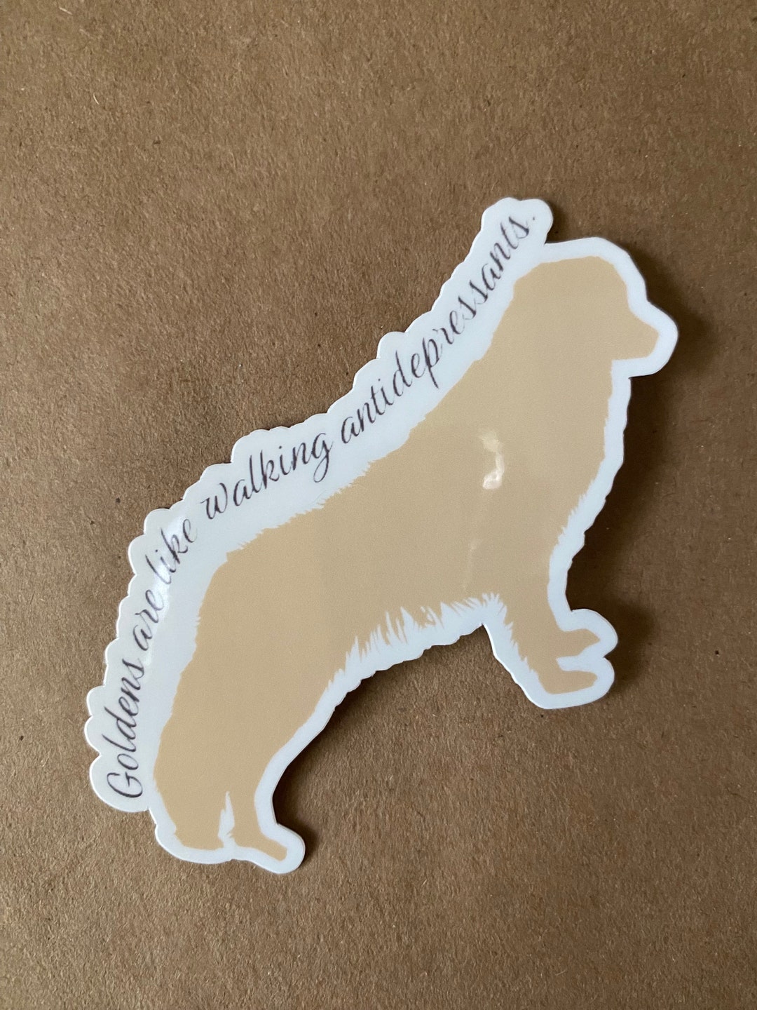 Golden Retriever Sticker | Golden Sticker | Dog Sticker | Vet Tech ...