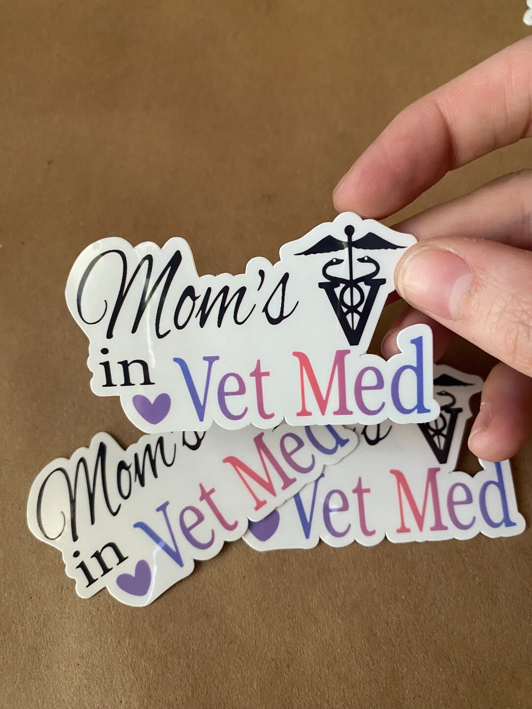 Vet Med Mom Sticker | Mom | Vet Med Gift - Etsy