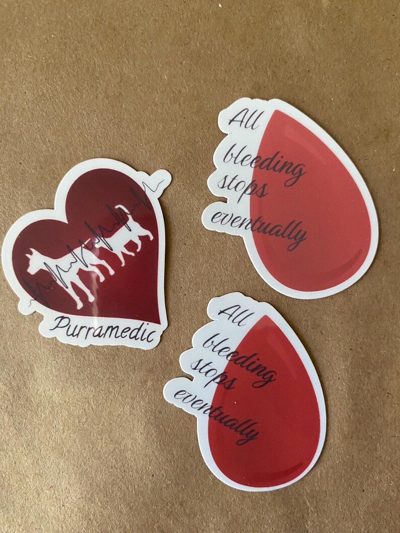 Purramedic Sticker Vet Med Sticker ER/ICU Vet Tech Sticker Vet Tech ...