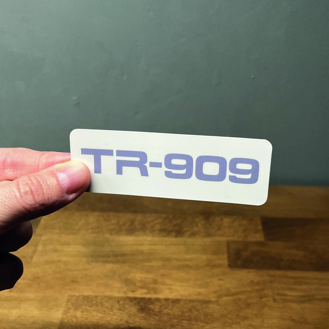 Roland TR-909 Sticker Vinyle Autocollant : Synthé Autocollant, Synth ...