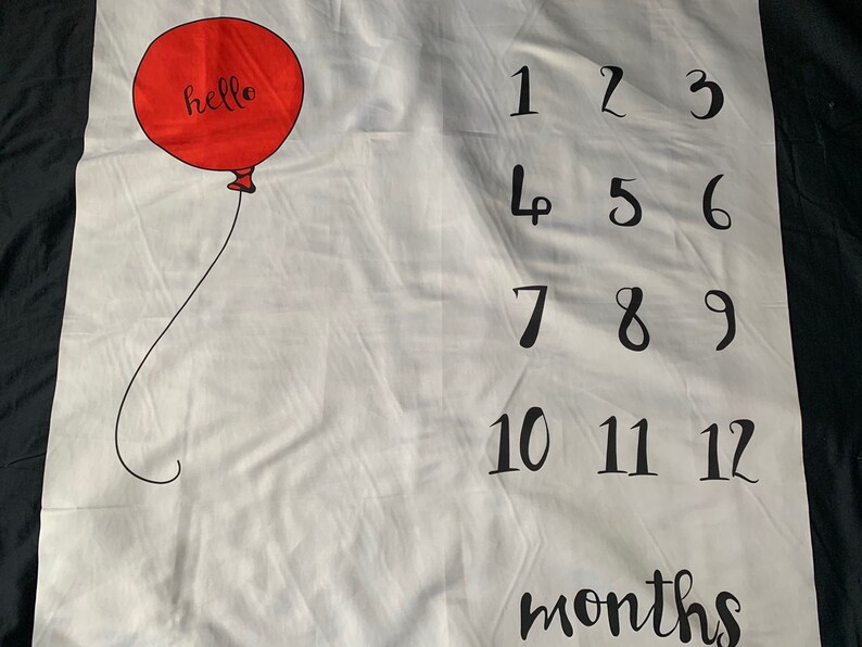 Baby Milestone Background Cloth Baby Boy Girls Photography - Etsy