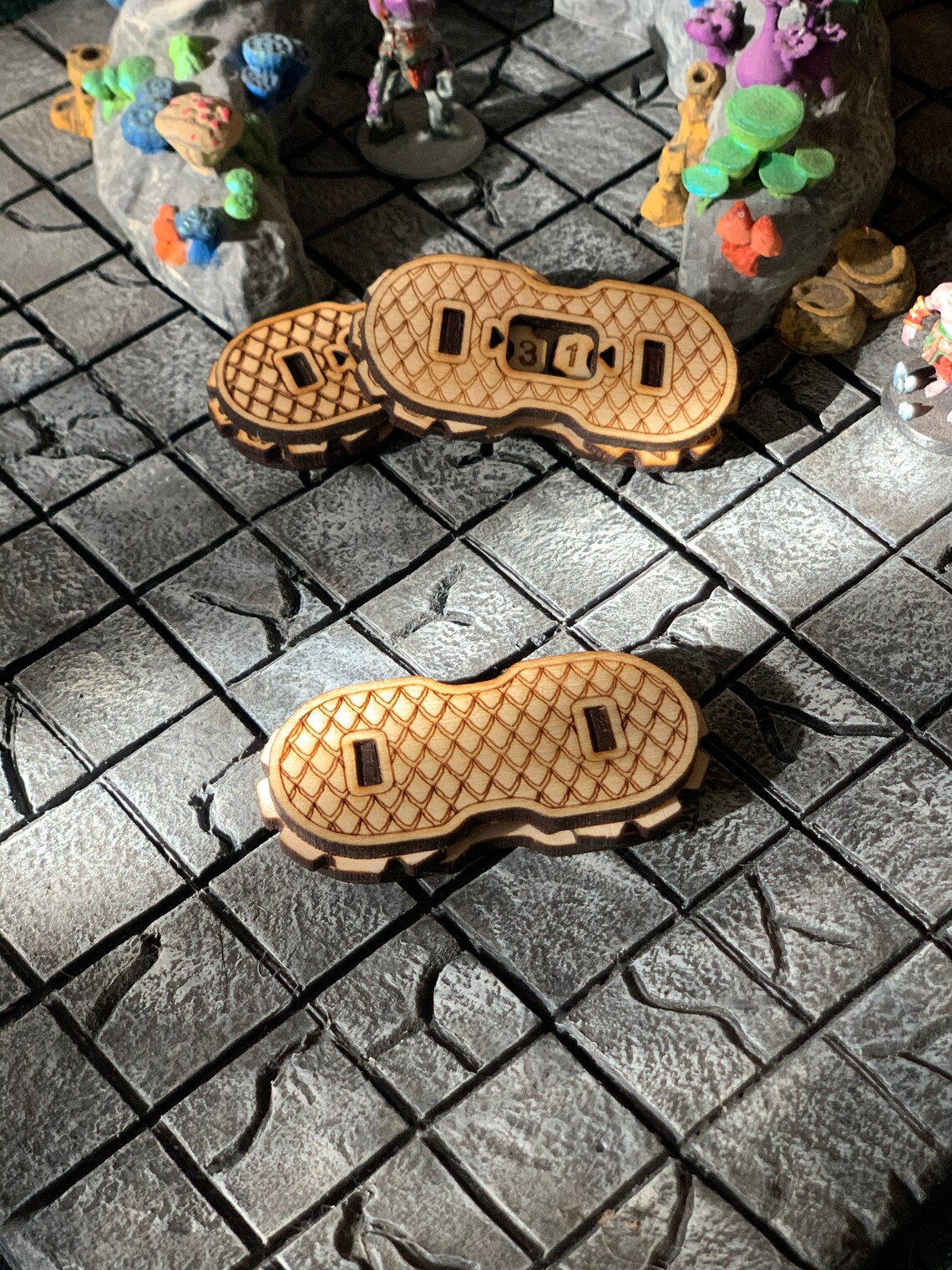 Lasercut Wooden HP Life Counter For DnD and MTG | Etsy