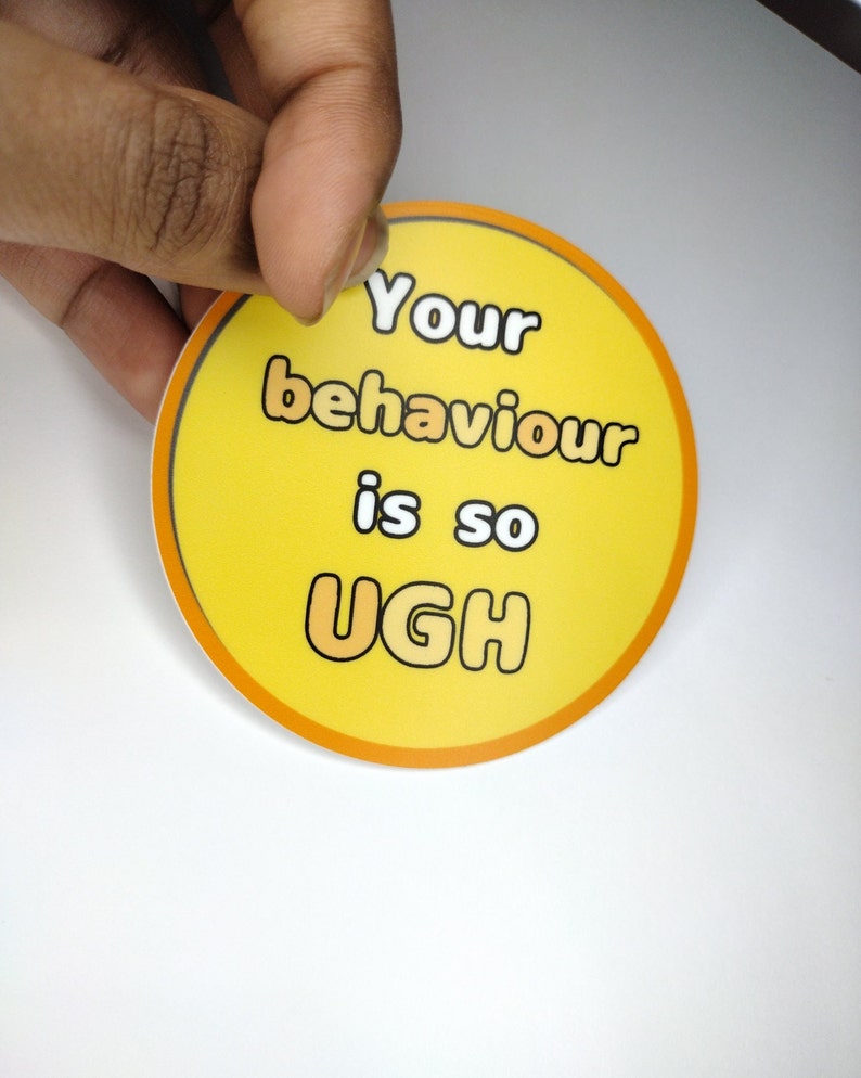 Your Behaviour is so Ugh 3X3 Sticker Hyunjin Stray Kids - Etsy