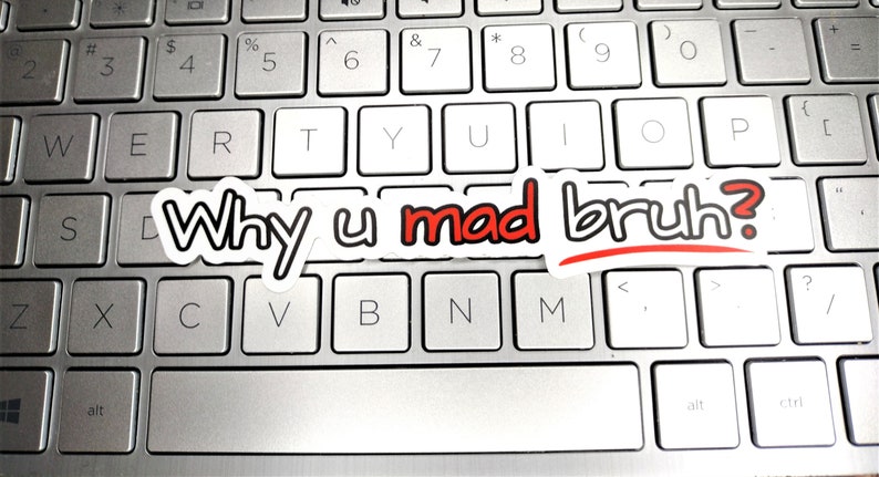 Why U Mad Bruh Sticker Stray Kids Bang Chan 3racha - Etsy
