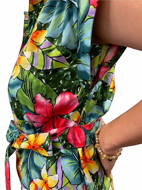 Colorful Floral Fun Print Shirt Dress for Summer — Princess Kaiulani ...