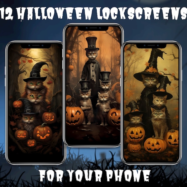 Halloween Lockscreen Wallpaper - Etsy