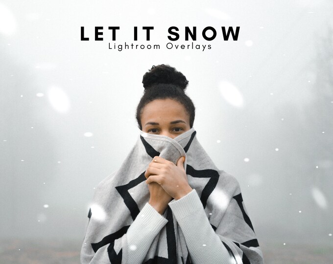 Realistic Snow Overlay for LIGHTROOM- Add Snow Presets- Add Snow in ...