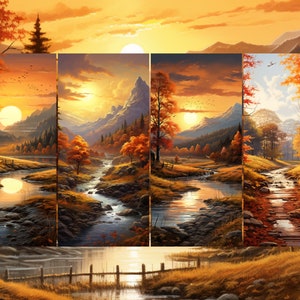 8 iPhone Lockscreen, Landscape Wallpaper Bundle, Set of Lockscreen for ...