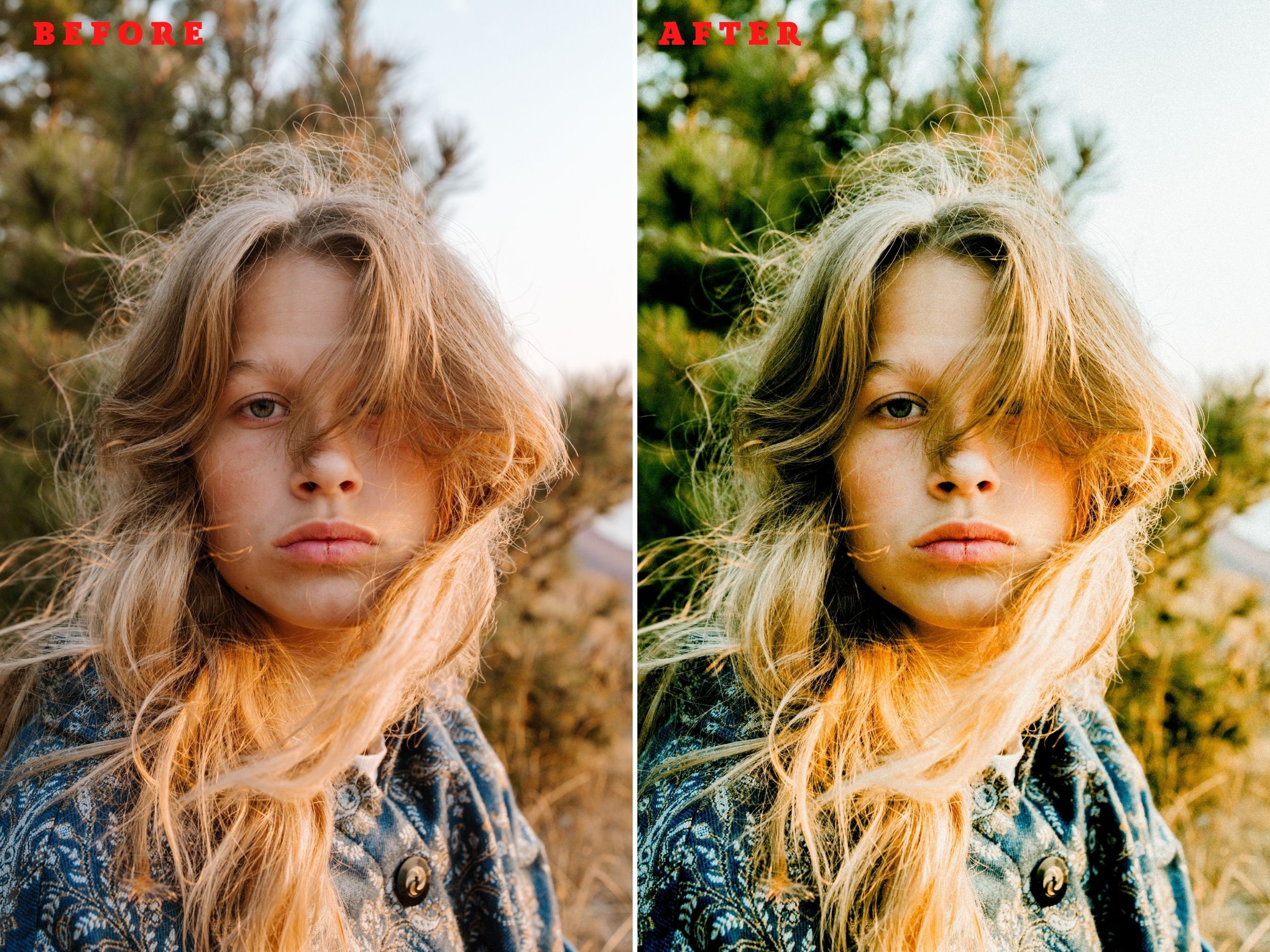 Best Film Presets for Lightroom Faded Film Filters Retro - Etsy