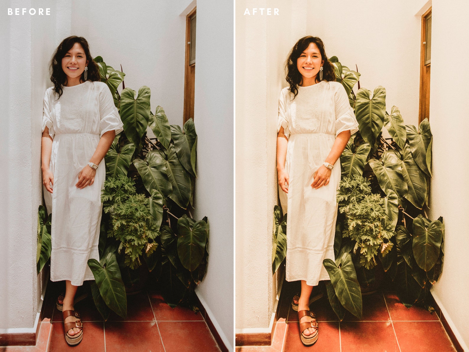 Warm Lightroom Presets for Lightroom Golden Filters for | Etsy