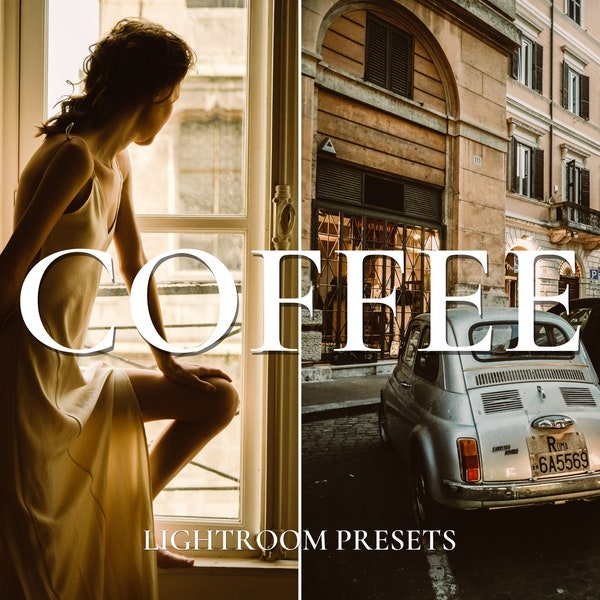 Coffee Lightroom Preset - Etsy