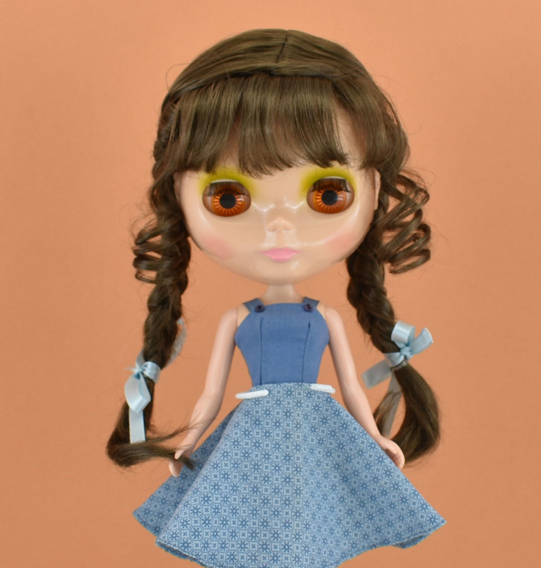 Blythe Wig Daisy Size 9-10 BJD and Blythe Doll Wig Ash Brown - Etsy