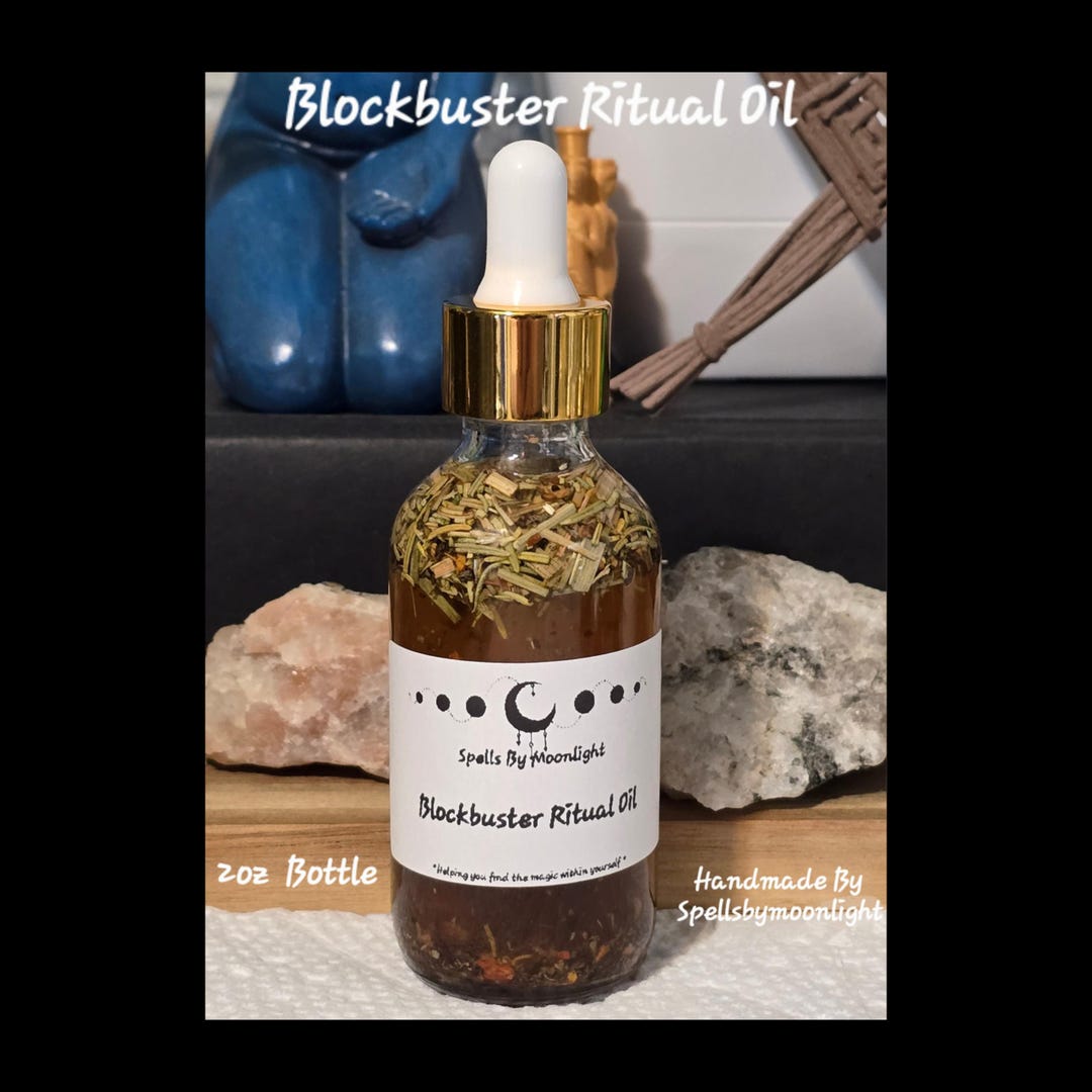 Blockbuster Ritual Oil Remove Obstacles Open Roads Remove Stagnant ...