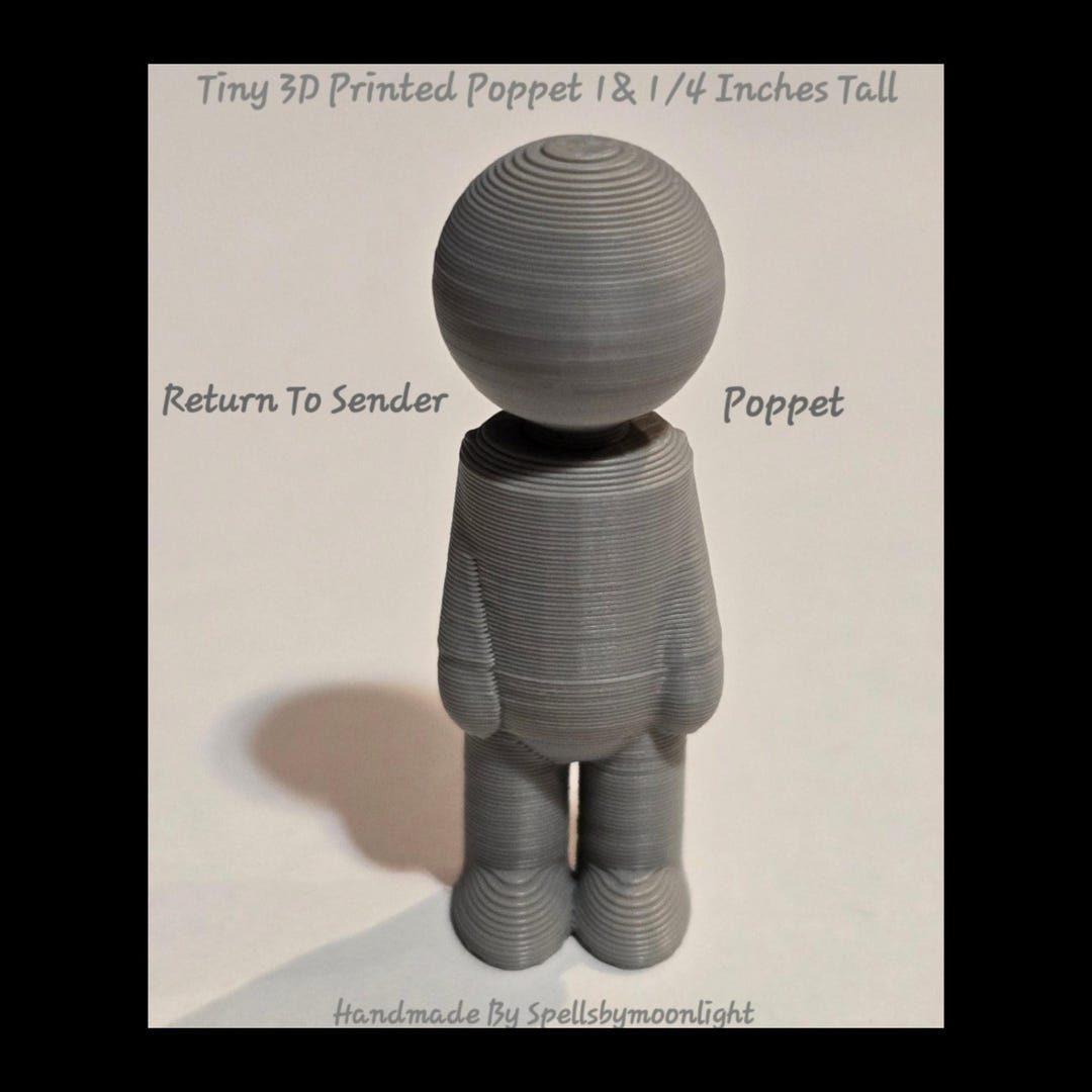 Return to Sender Poppet 3D Printed Poppet Mini Poppet Protection ...
