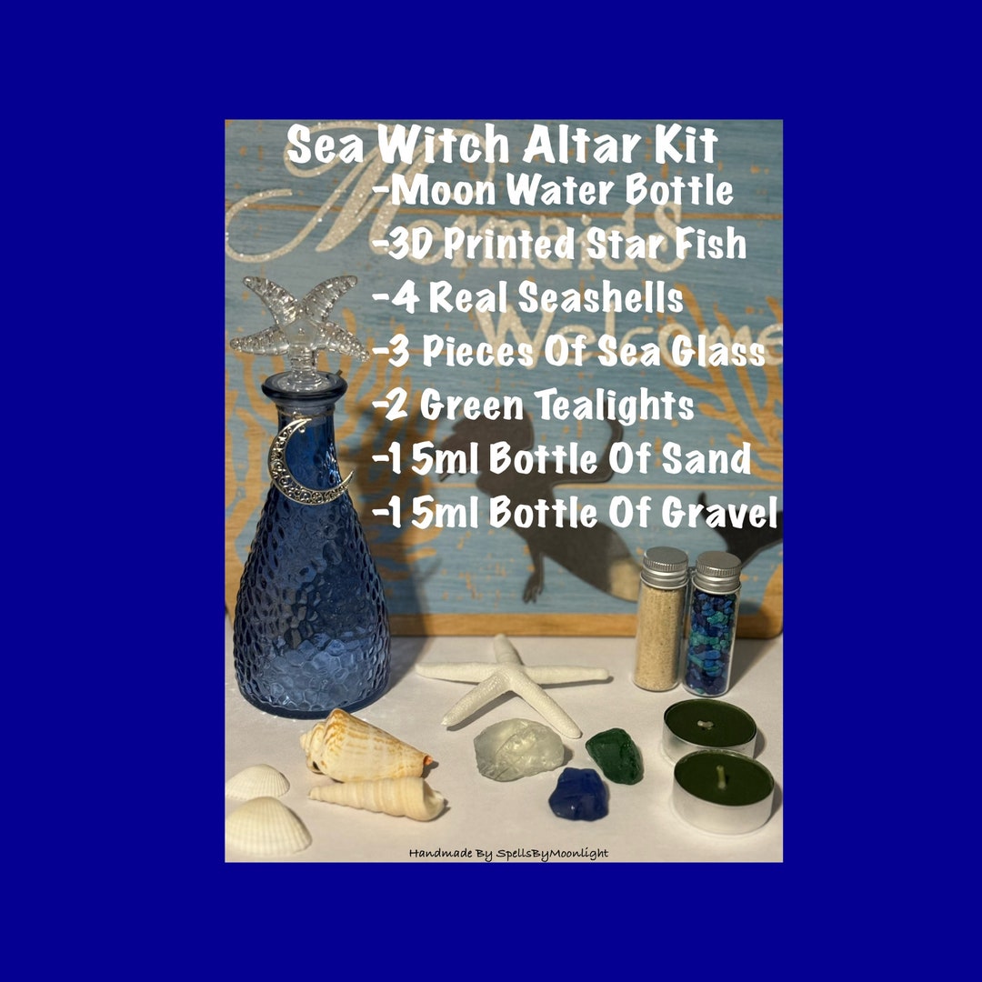 Sea Witch Altar Kit Witch Gift Mermaid Magick - Etsy
