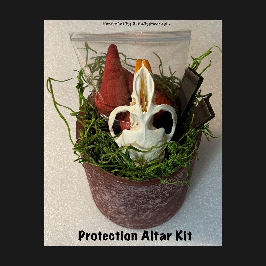 Altar Protection Kit Witch Kit Altar Offering Dish Protection From ...