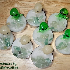 Alien Tealight Candle - Etsy
