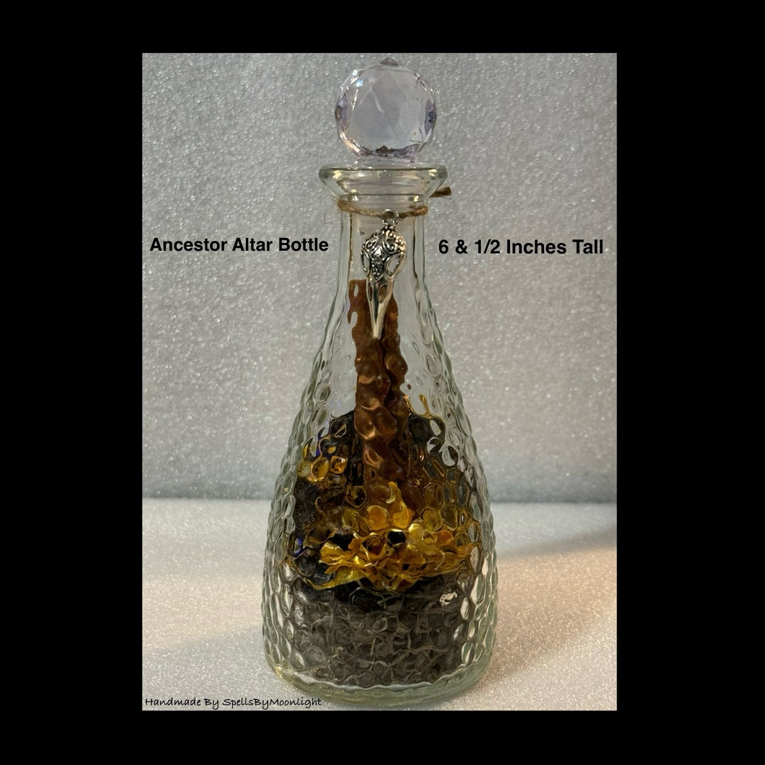 Ancestor Altar Bottle Ancestor Offering Work With Your Ancestors Dia De ...